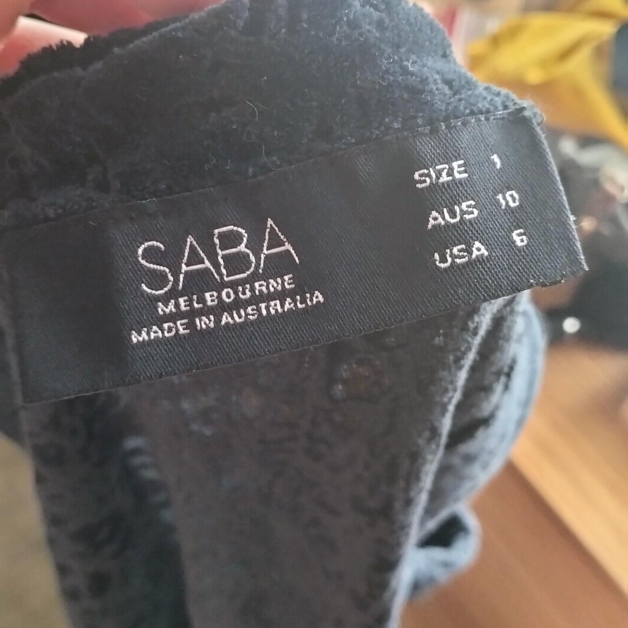 Navy Saba midi dress Size 10 - Depop