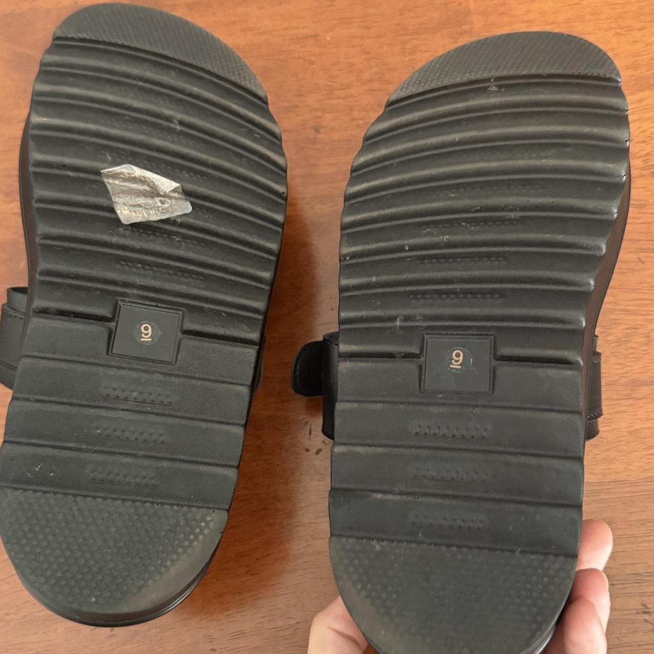 Ava & Eve black chunky sandals! These are so cute... | Depop