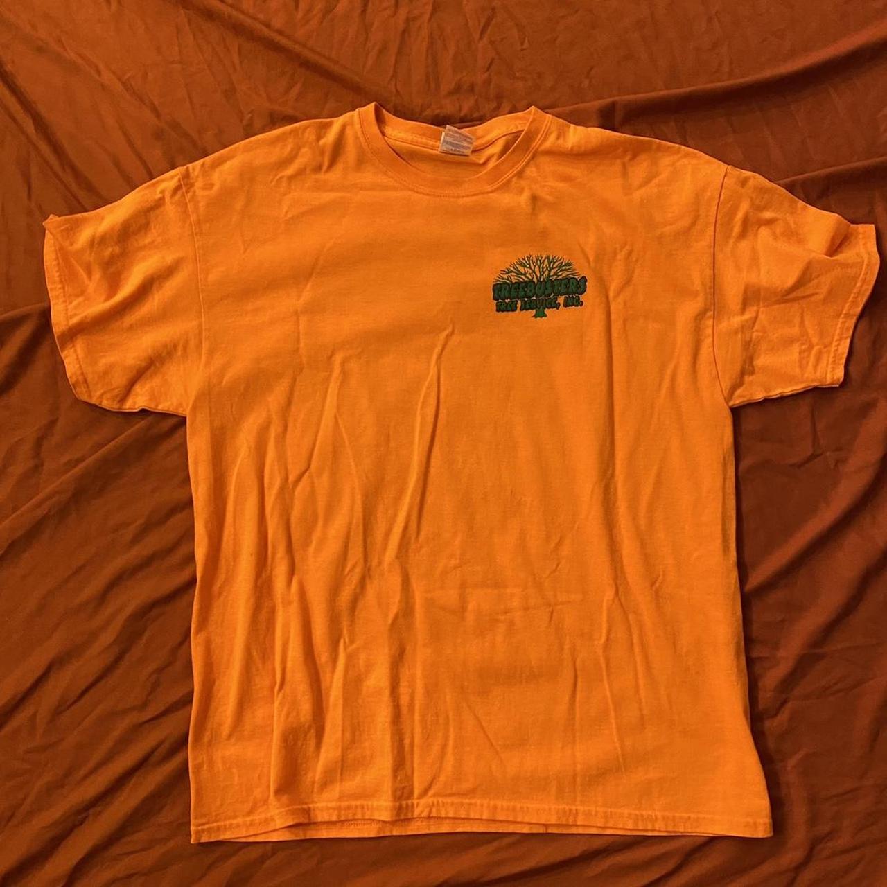 Treebusters work shirt. High vis orange. Wear it... - Depop