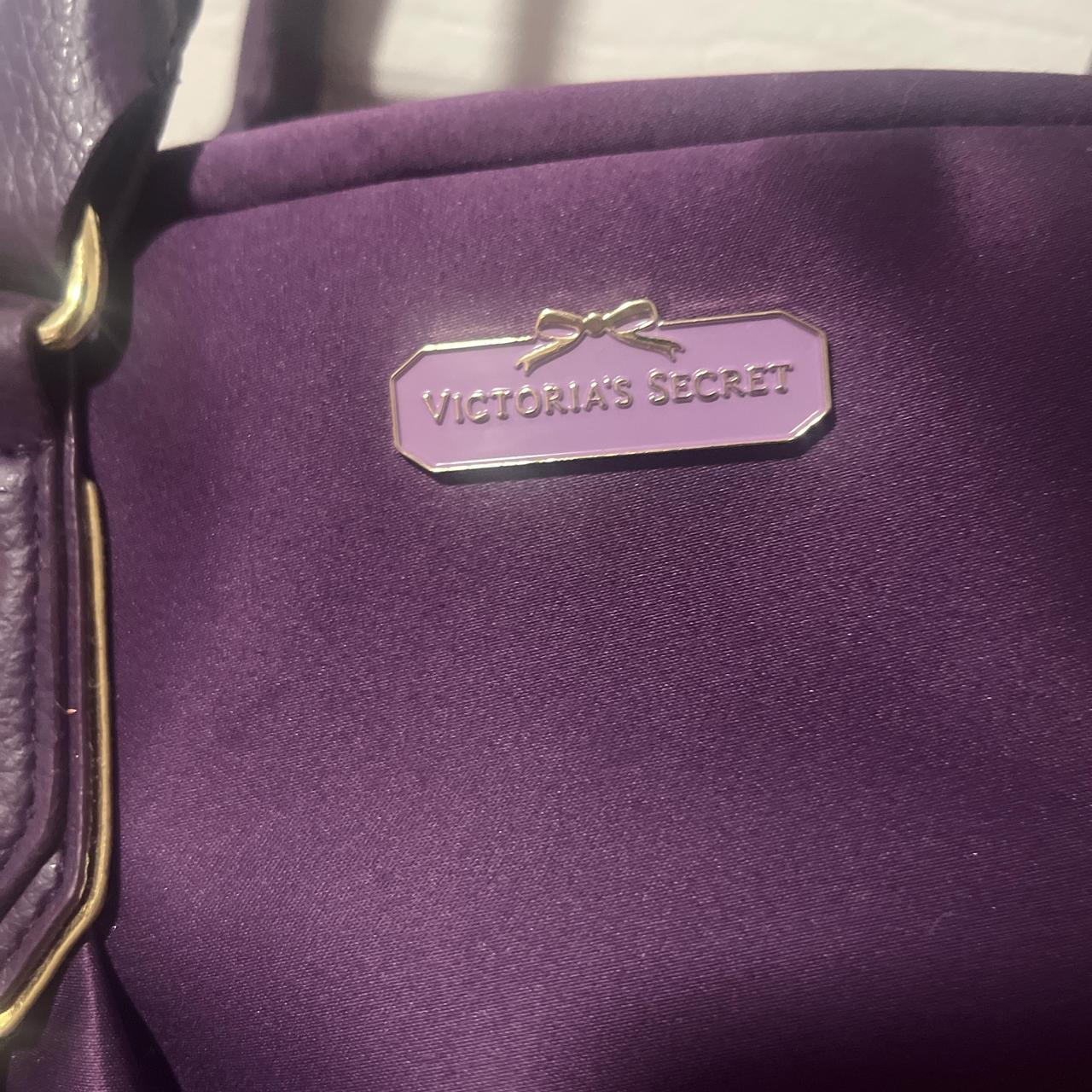 Satin Purple Victoria’s Secret handbag💜 -Vintage Y2K... - Depop