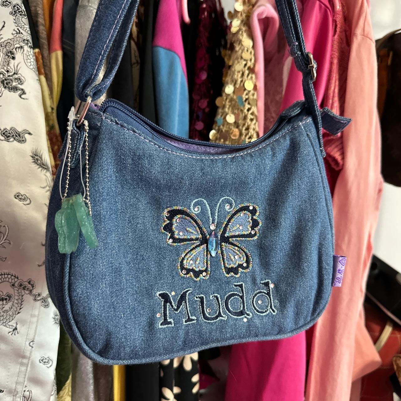 2000s mudd denim bag⭐️ never worn has tag... - Depop
