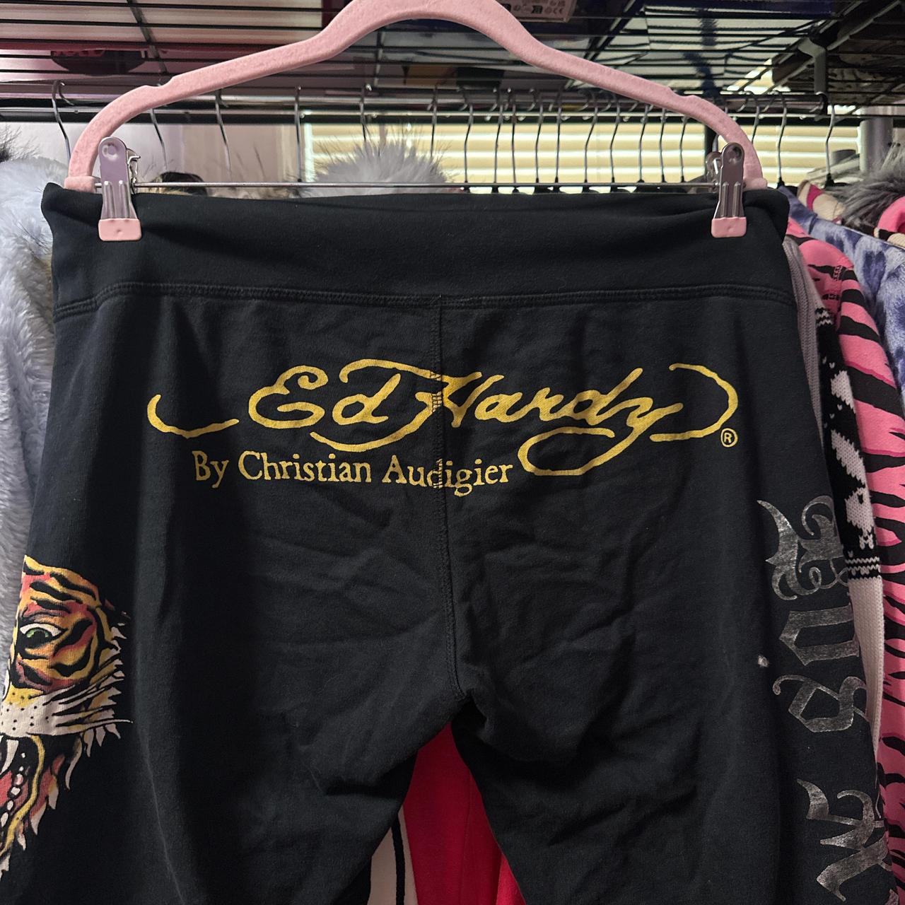 2000s ed hardy sweat pants ⭐️ size medium | Depop