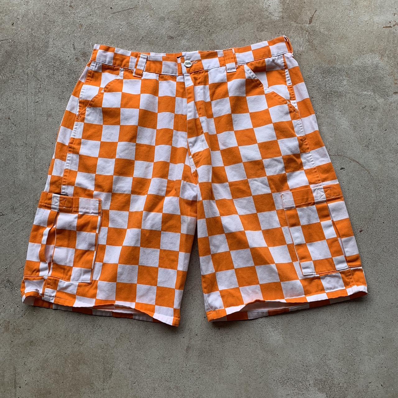 Vintage Checkerboard Shorts 🧡 Size 34 Free Shipping! - Depop