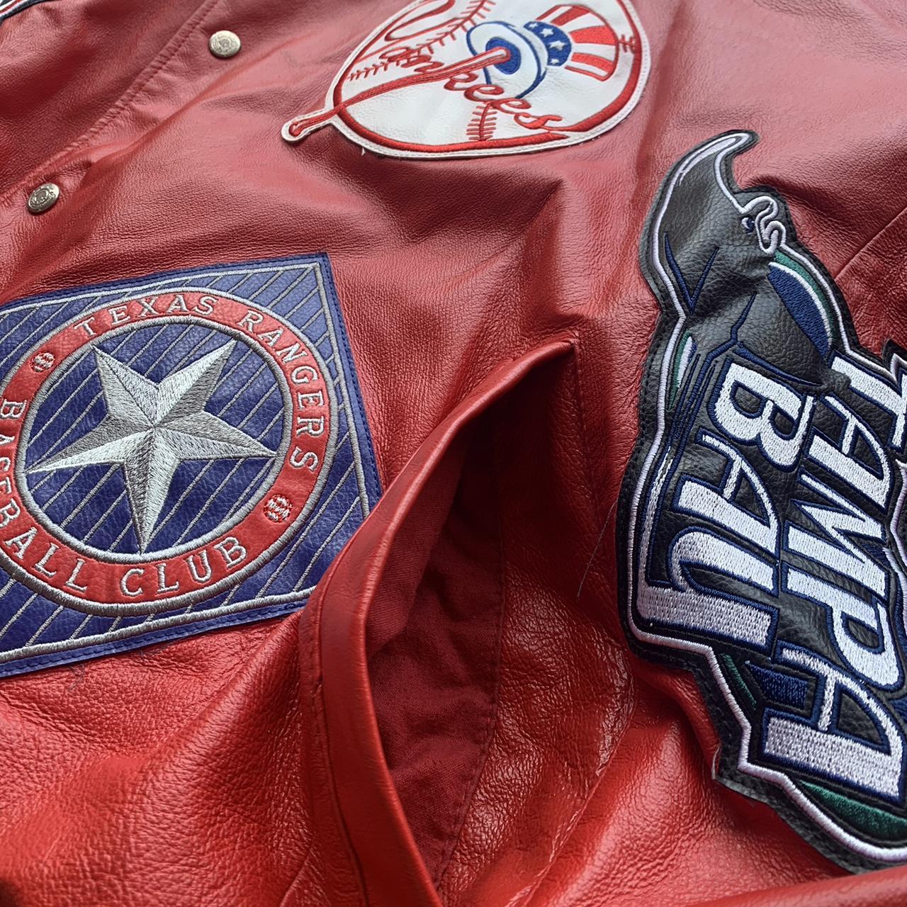 Vintage Jeff Hamilton MLB Jacket ️ Size XL/2XL... - Depop