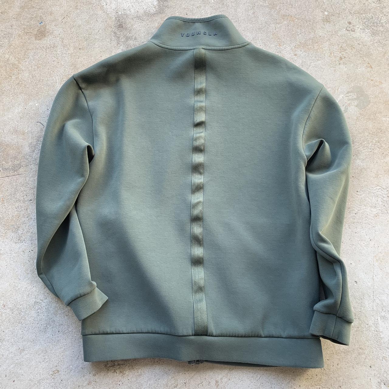 YoungLA Zip Up 💚 Size Large, measures 28 length 22... - Depop