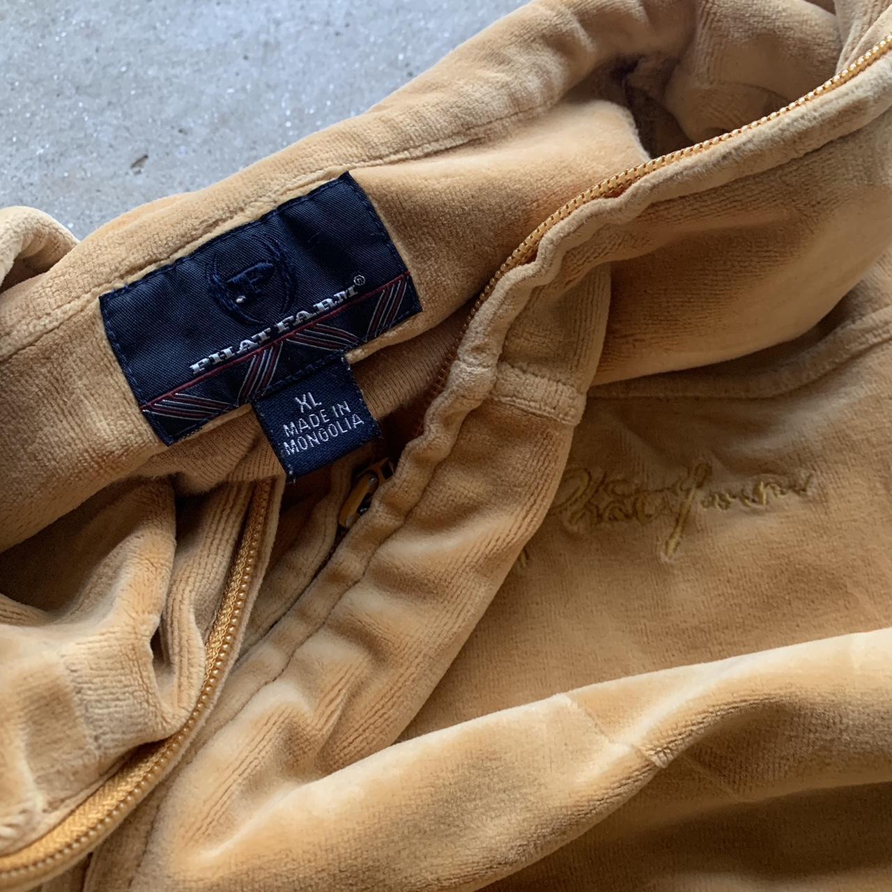 Phat Farm Jacket 💛🤍 Size XL, measures 29 length 25... - Depop