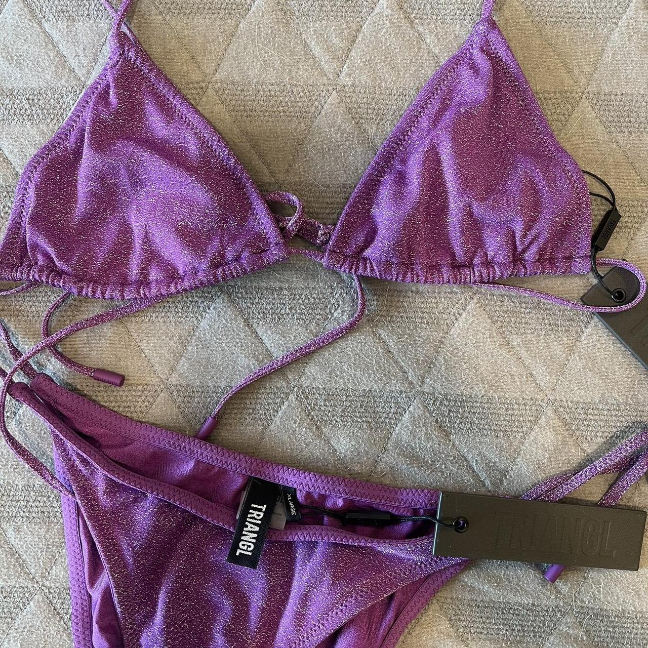 Triangl Women's Purple Bikinis-and-tankini-sets | Depop