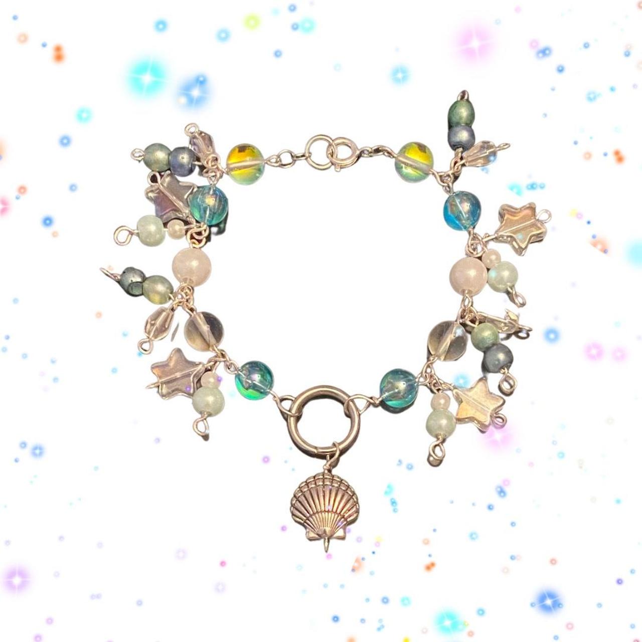 mermaidcore clutter charm bracelet 🐚 i made one... - Depop