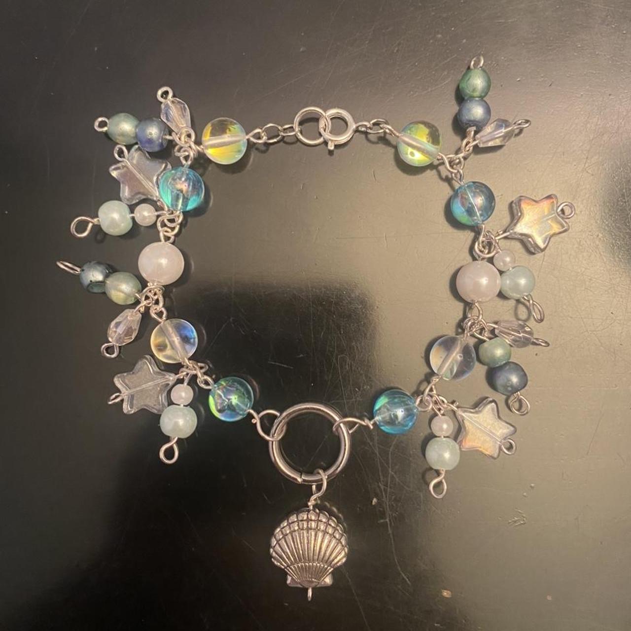 mermaidcore clutter charm bracelet 🐚 i made one... - Depop