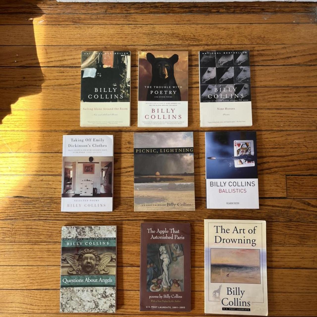 Billy Collins poetry book lot Billy Collins poetry... - Depop