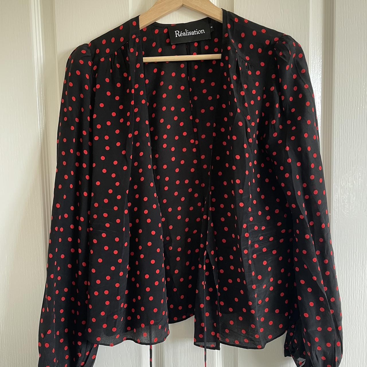 Réalisation par tie font top. Size medium. Worn... - Depop