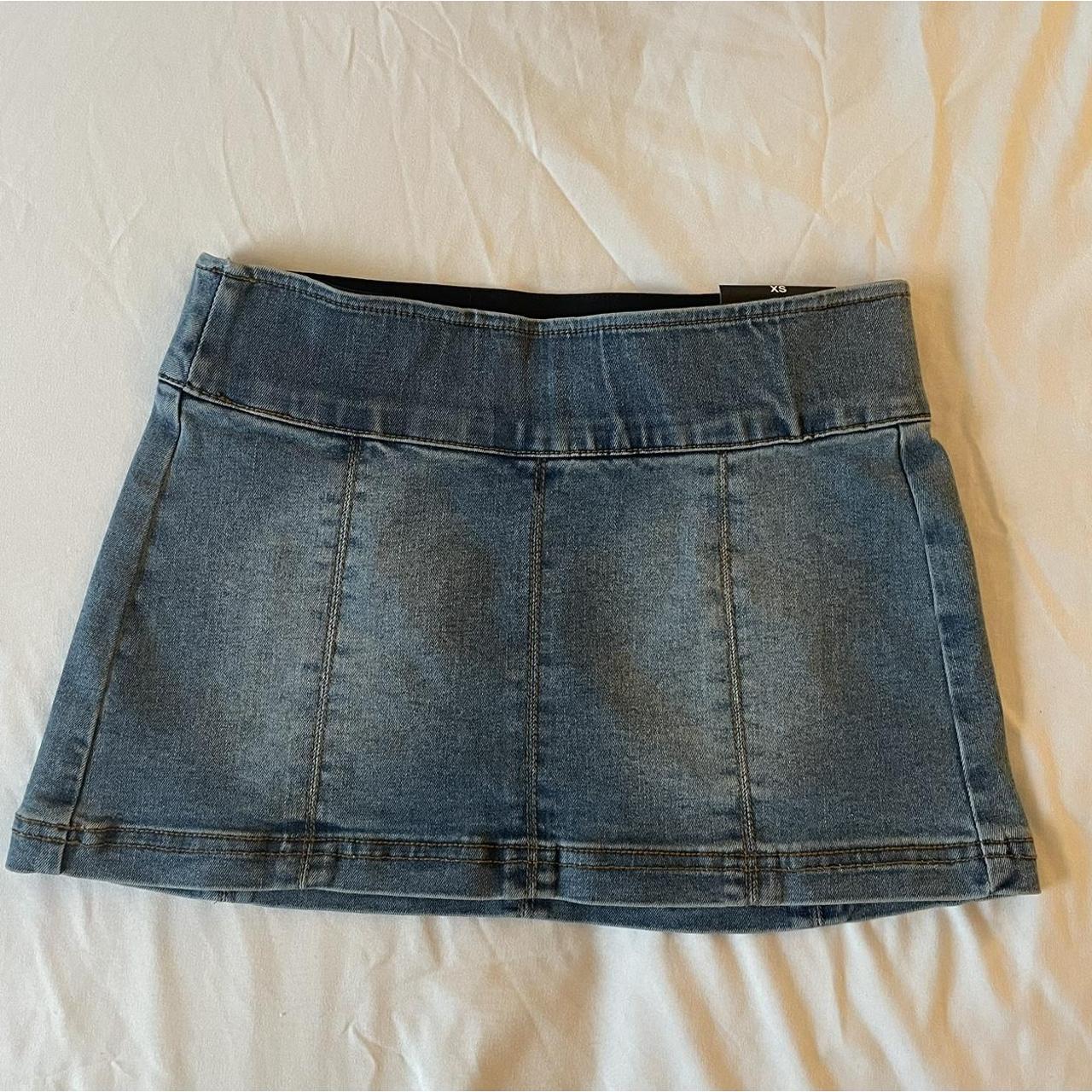 🖤 Super Mini Denim Skirt 🖤 Never worn - Lots of... - Depop