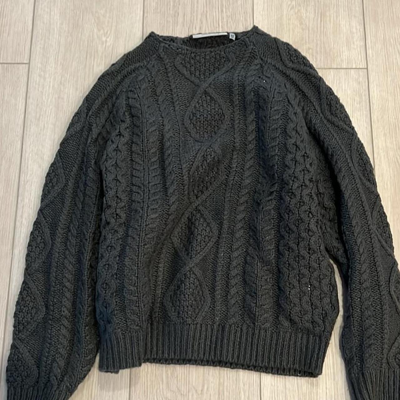 Essentials cable knit sweater Only worn... - Depop