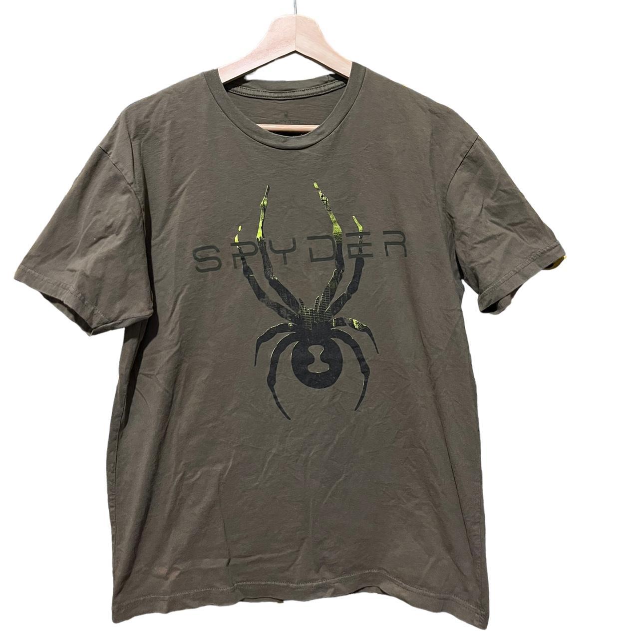 Spyder Men's Green T-shirt | Depop