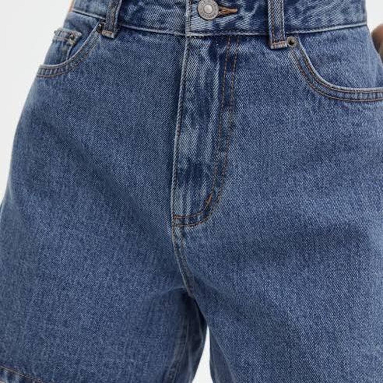 Glassons High Rise 90's Denim Short Suzy Mid Wash,... - Depop