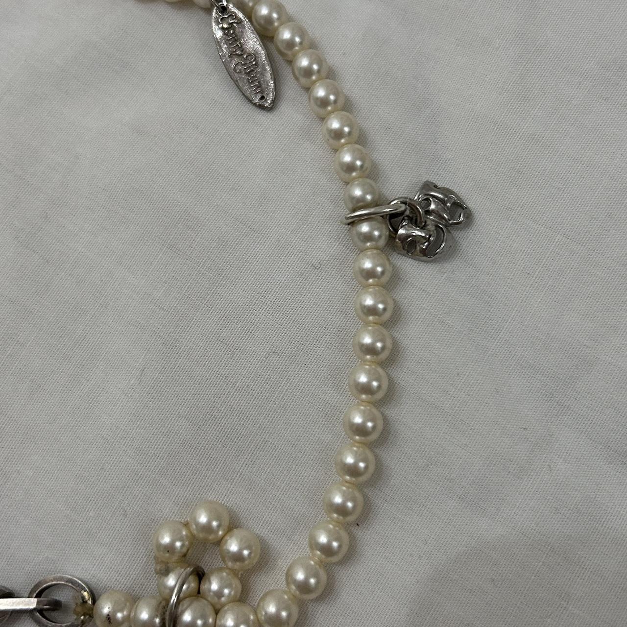 Ebonny Munro pearl scream necklace with silver 925... - Depop