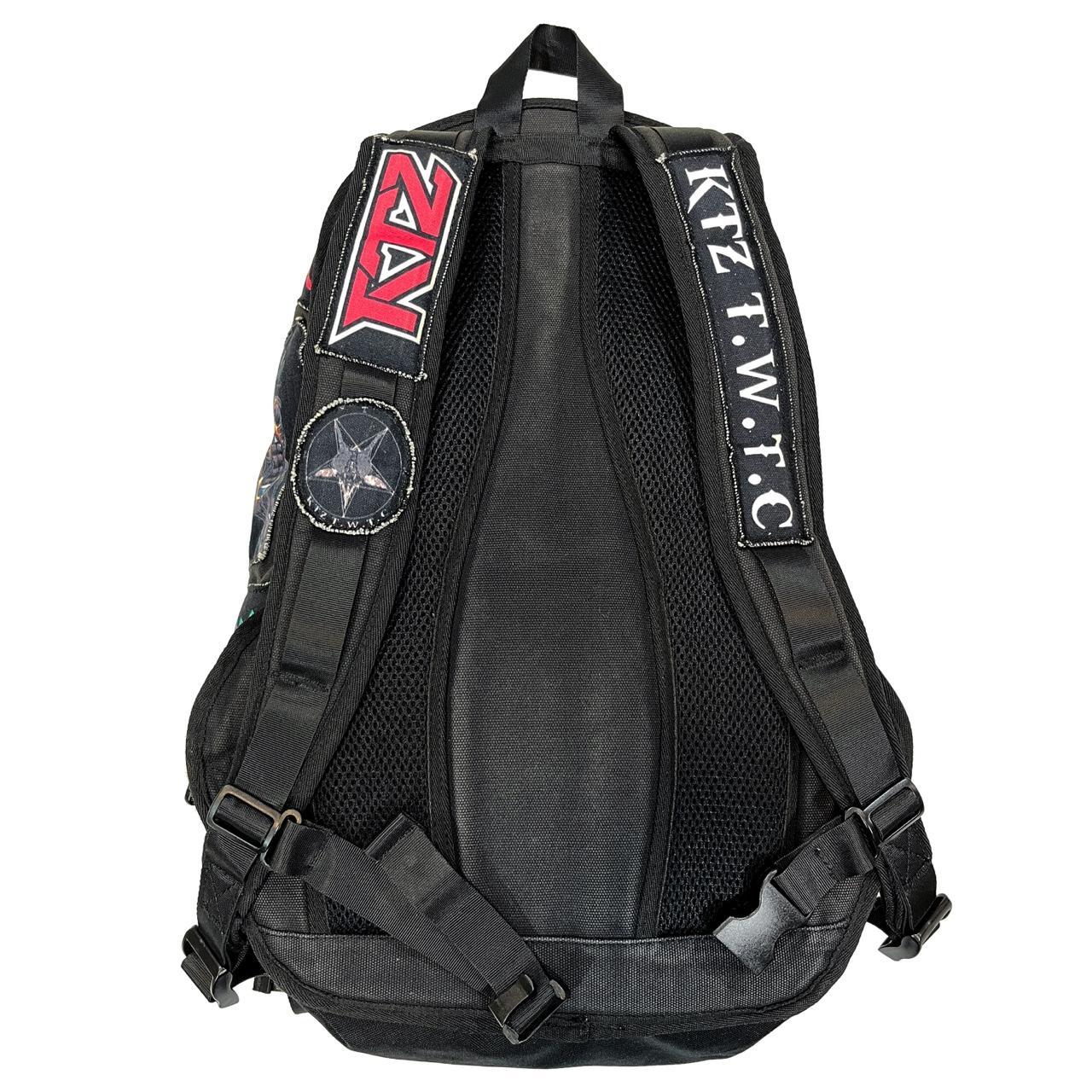 KTZ Patchwork Death Metal Scab Punk Backpack Size :... - Depop