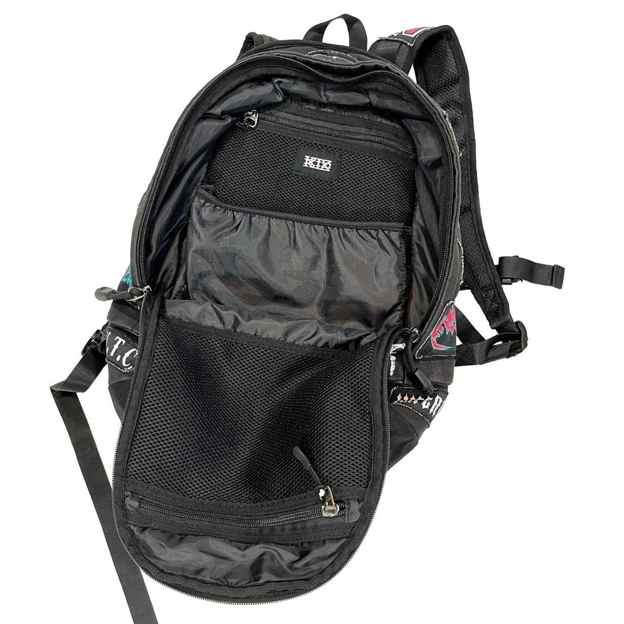 KTZ Patchwork Death Metal Scab Punk Backpack Size :... - Depop