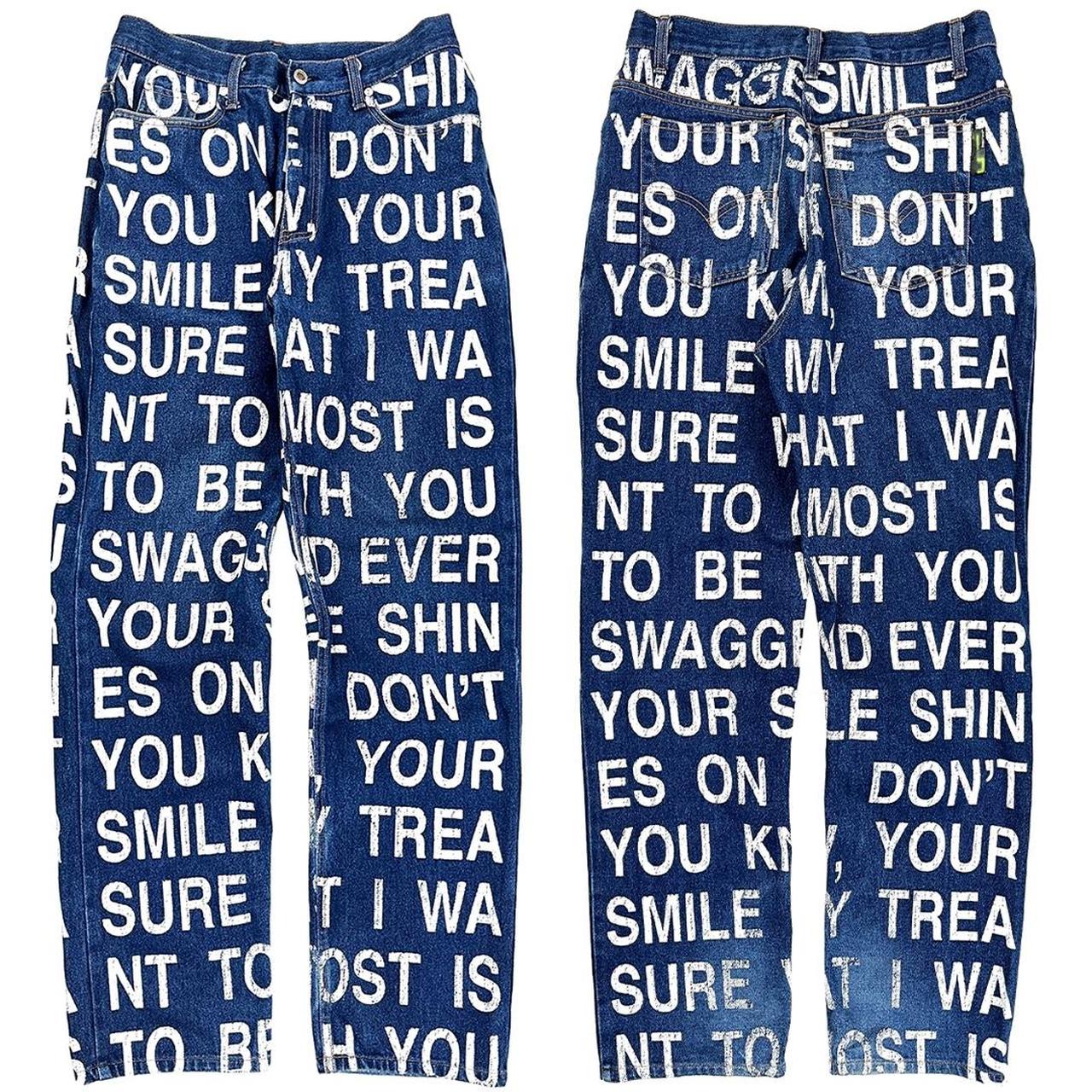 Swagger “Poem” Denim Jeans Similar to Junya... | Depop