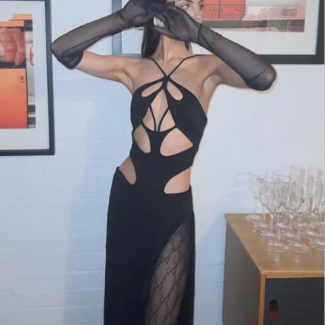 Monot Halter Neck Cut Out Dress Labeled Size 0 Size Depop