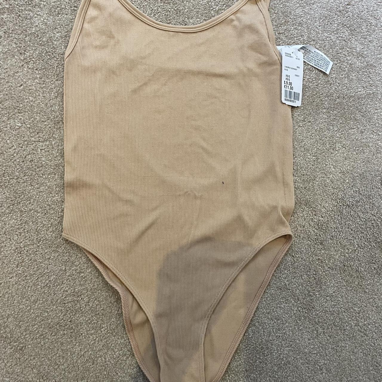 Forever 21 Ladies Tan Bodysuit Size XS/S BNWT. U.K.... - Depop