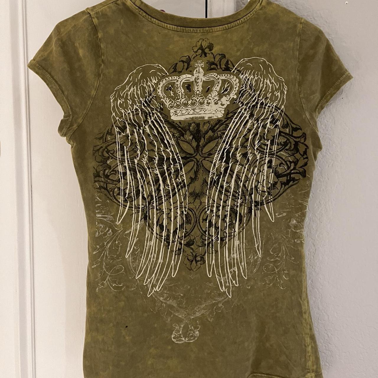 vintage affliction style top! - vintage affliction... - Depop