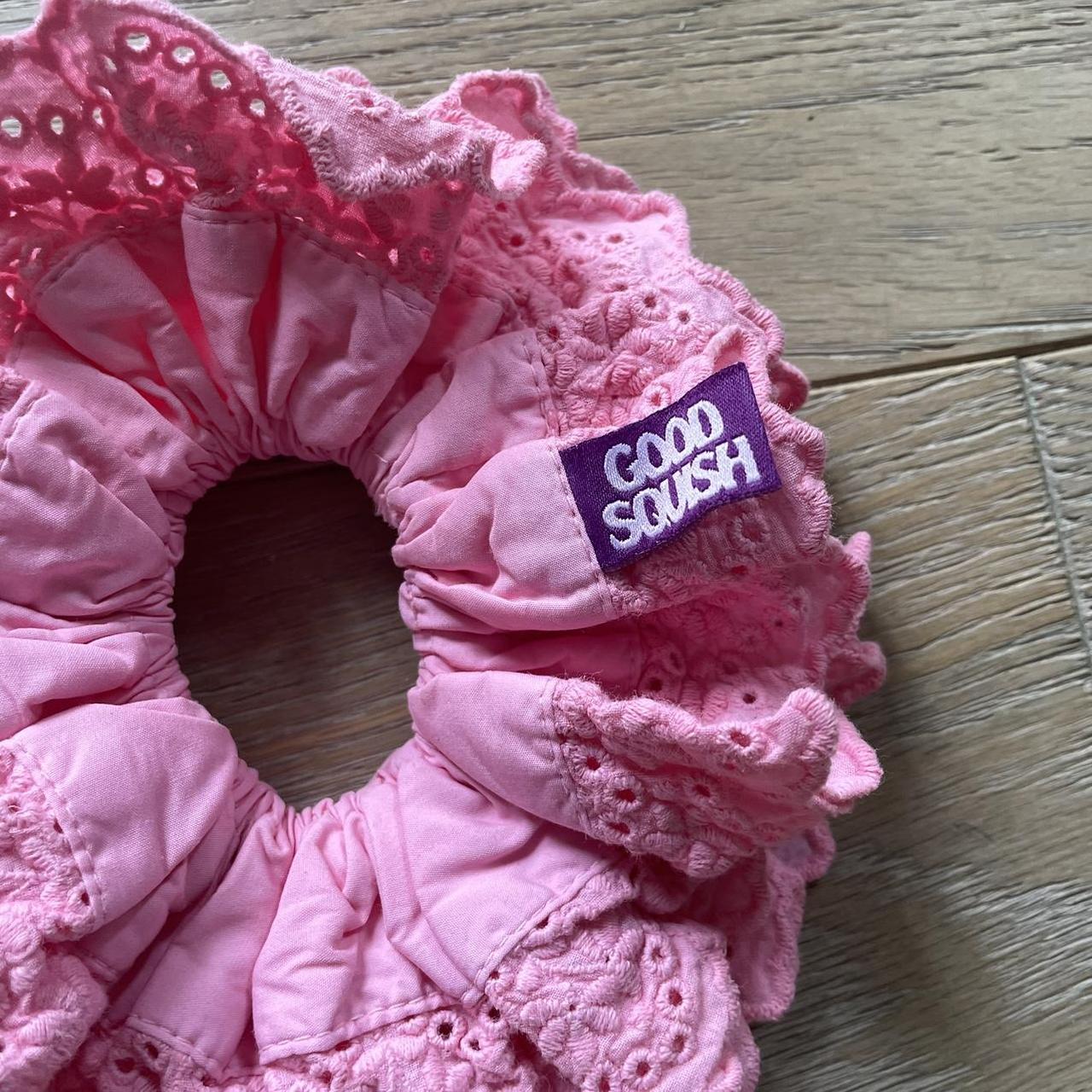 Oversized good squish scrunchie. Bubblegum pink.... - Depop