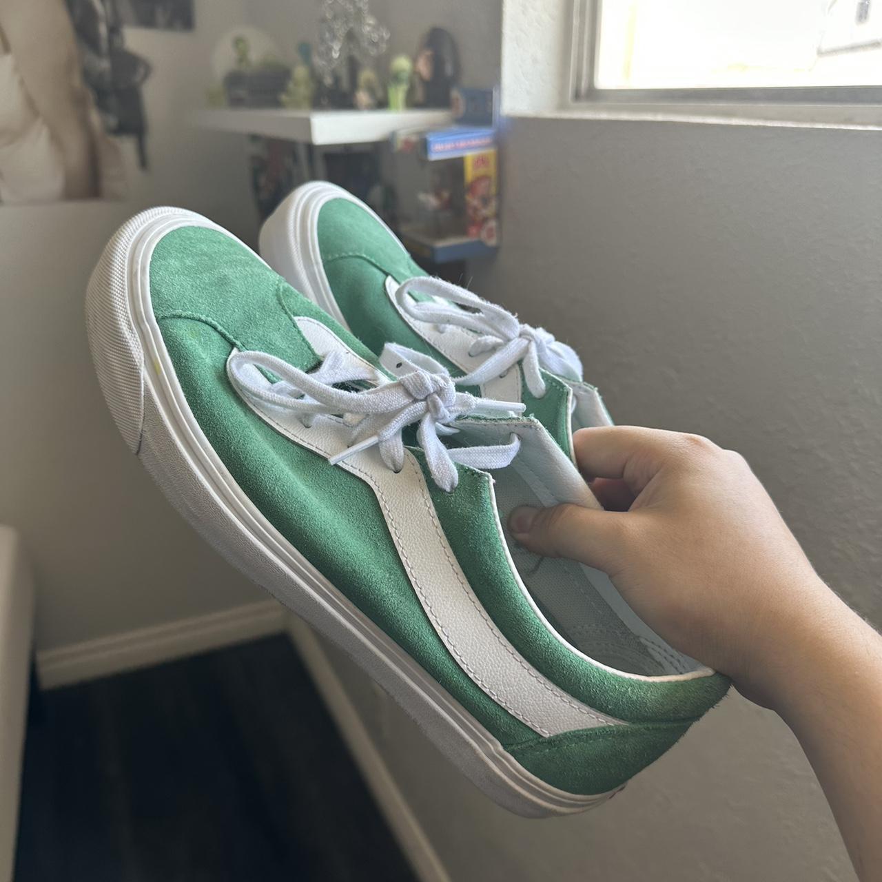 super coool light green vans, super duper comfy fr... - Depop