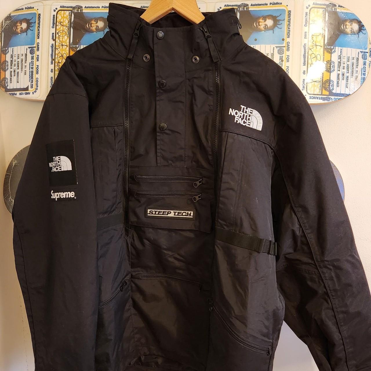 Supreme X TNF Steep Tech Hooded Jacket 2016 Size XL.... - Depop
