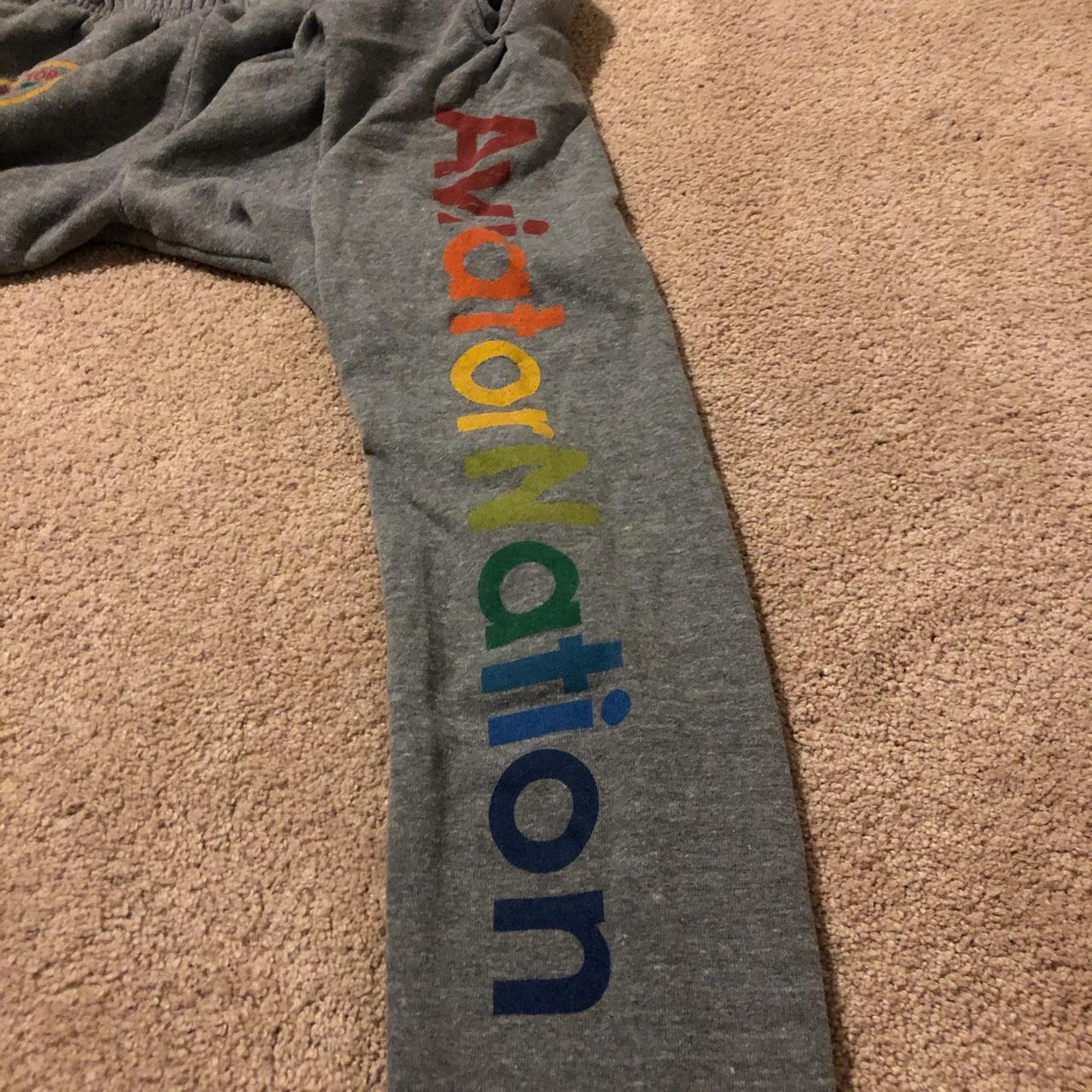 Aviator Nation men’s classic grey Venice sweatpants... - Depop