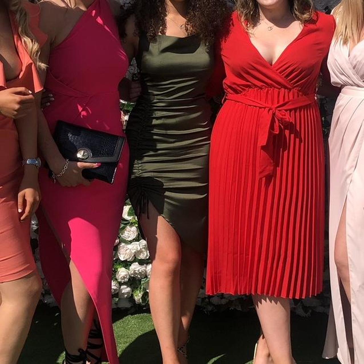 PLT midi green formal dress. Perfect for a formal... - Depop