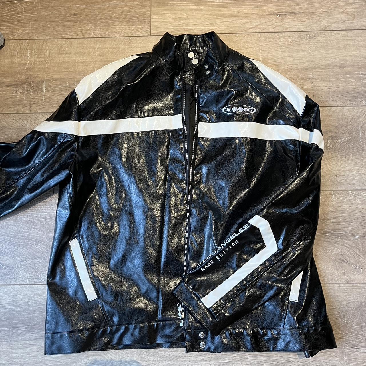 PLT racer jacket medium oversized fit #racer... - Depop