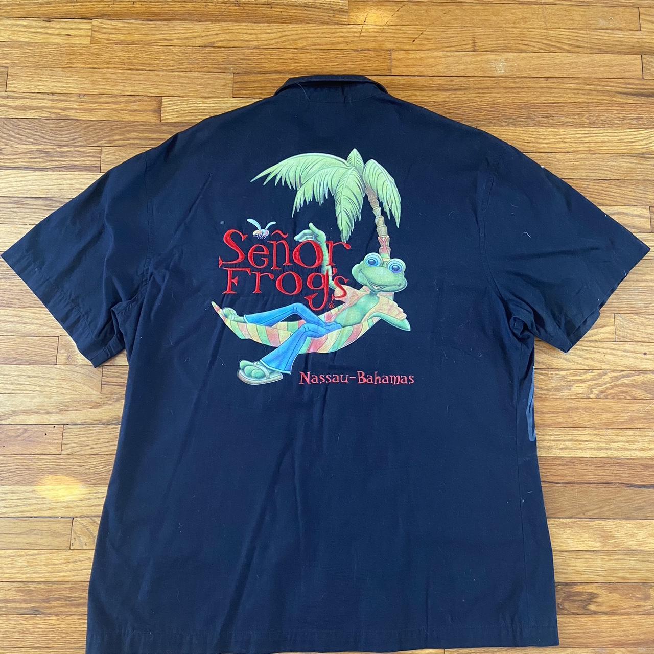 Señor frogs polo shirt * size unknown would best... - Depop