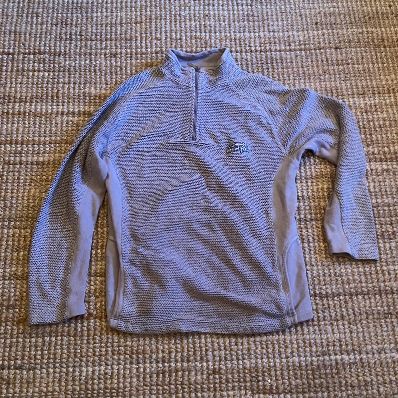 Weird-Fish fleece - Depop