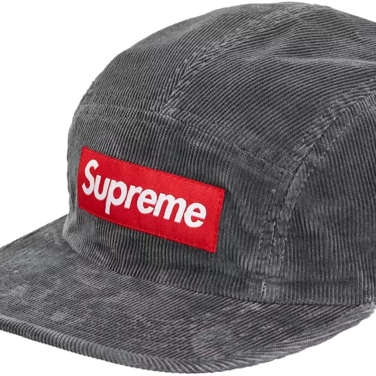 Amazing condition, authentic Supreme corduroy cap in... - Depop