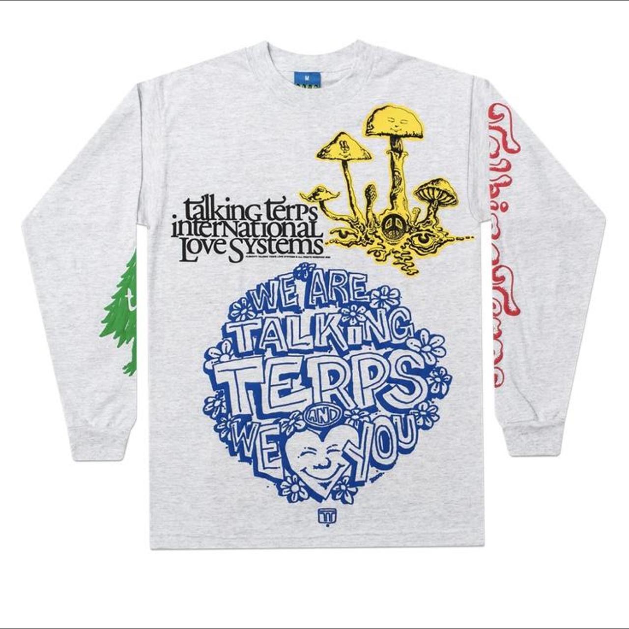 Talking Terps longsleeve dope ass designs size L... - Depop