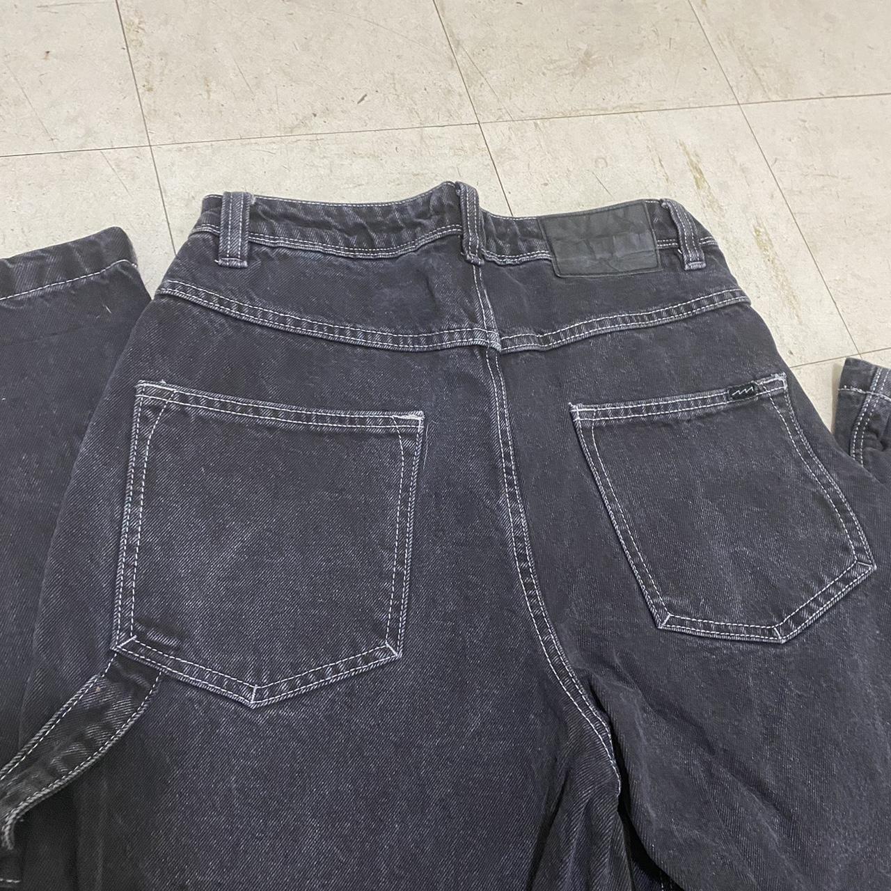 Baggy baggy washed black denim jeans from factorie.... - Depop