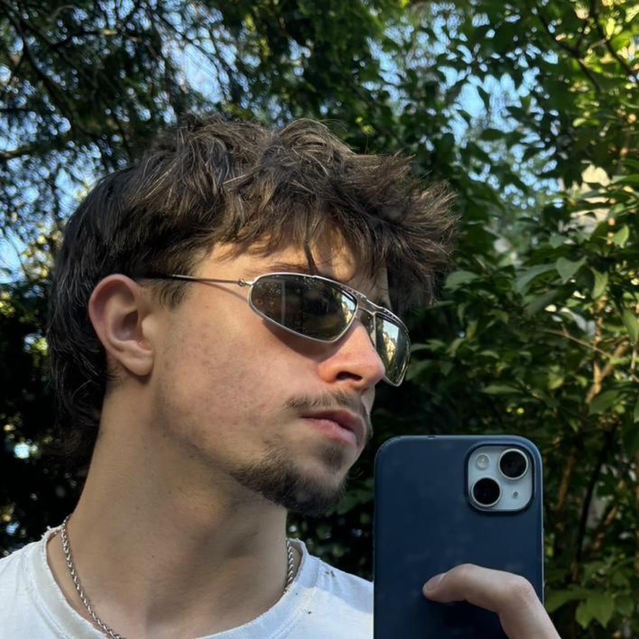 Vintage Gorp-core Ray Bans with original case... - Depop