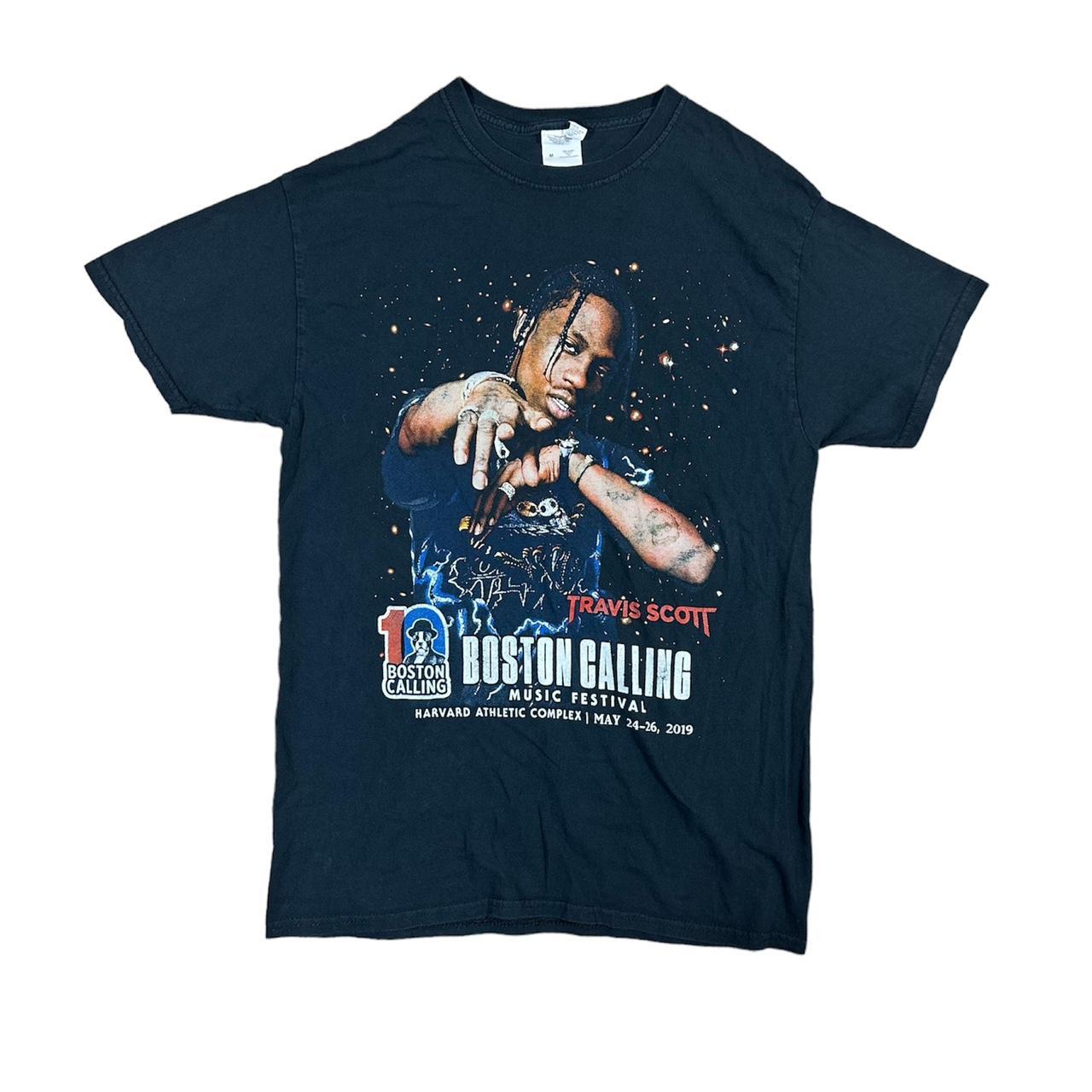 Travis Scott Boston Calling Music Festival Tee •... - Depop