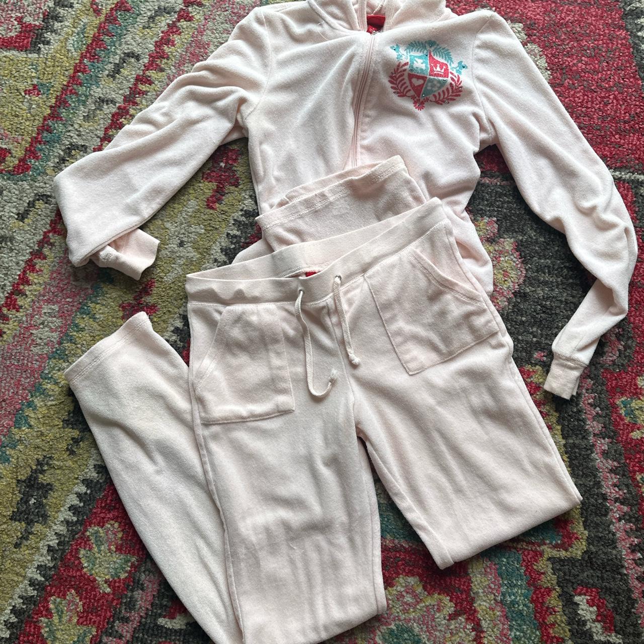 insane two piece terry cloth juicy couture style... - Depop