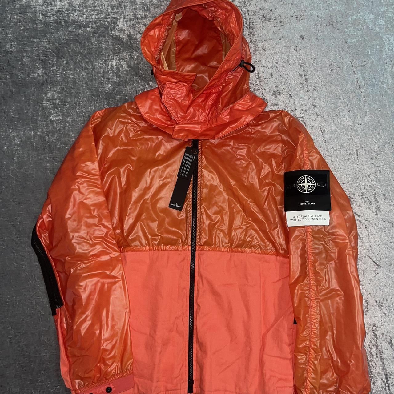 Here is a RARE stone island heat reactive jacket... - Depop