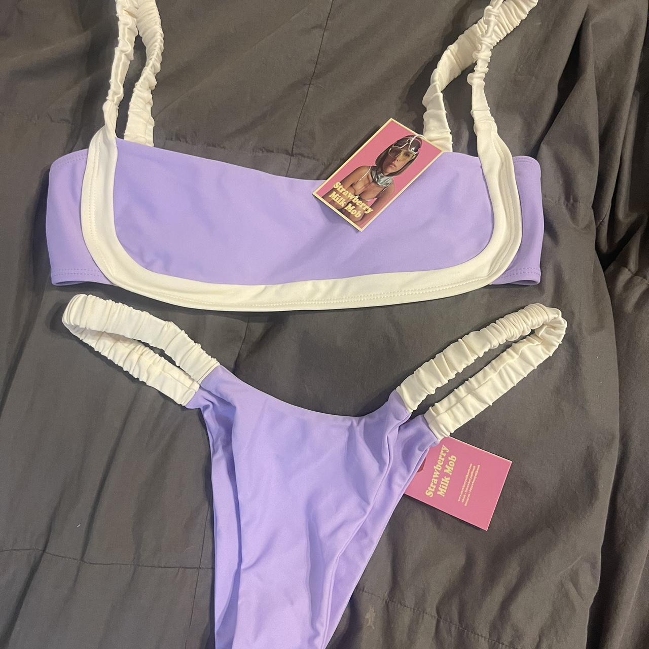 STRAWBERRY MILK MOB SWIMSUIT 🍇 SIZE M. just bought... - Depop