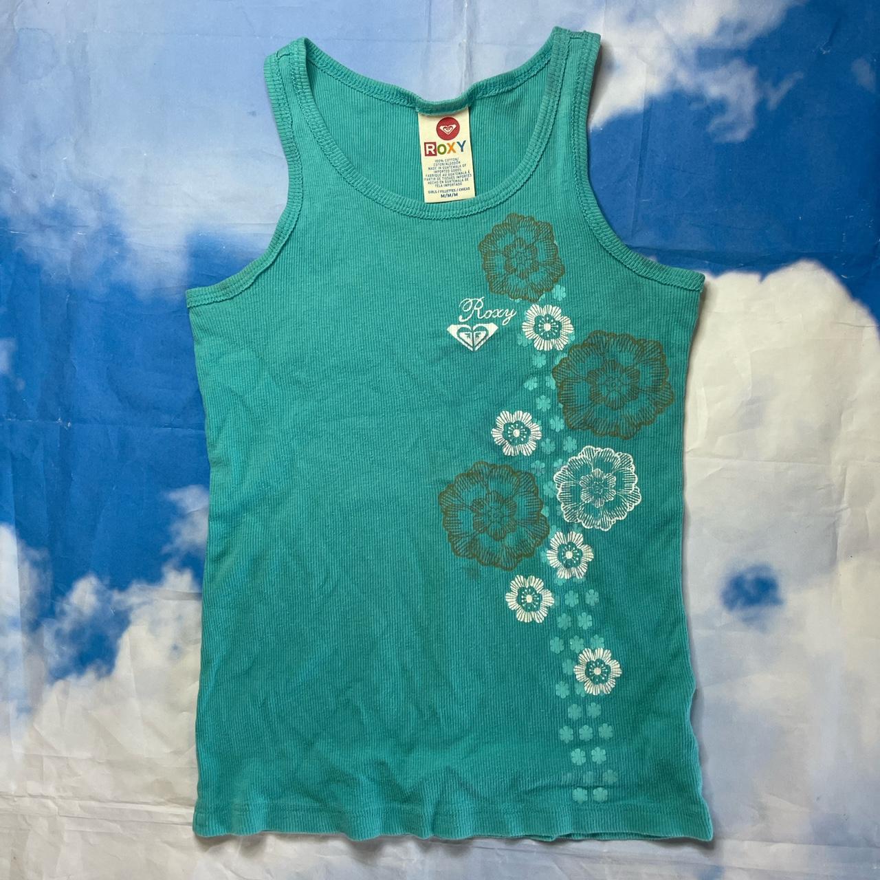 Y2k Roxy tank !! Perfect condition 🫶 #y2k... | Depop