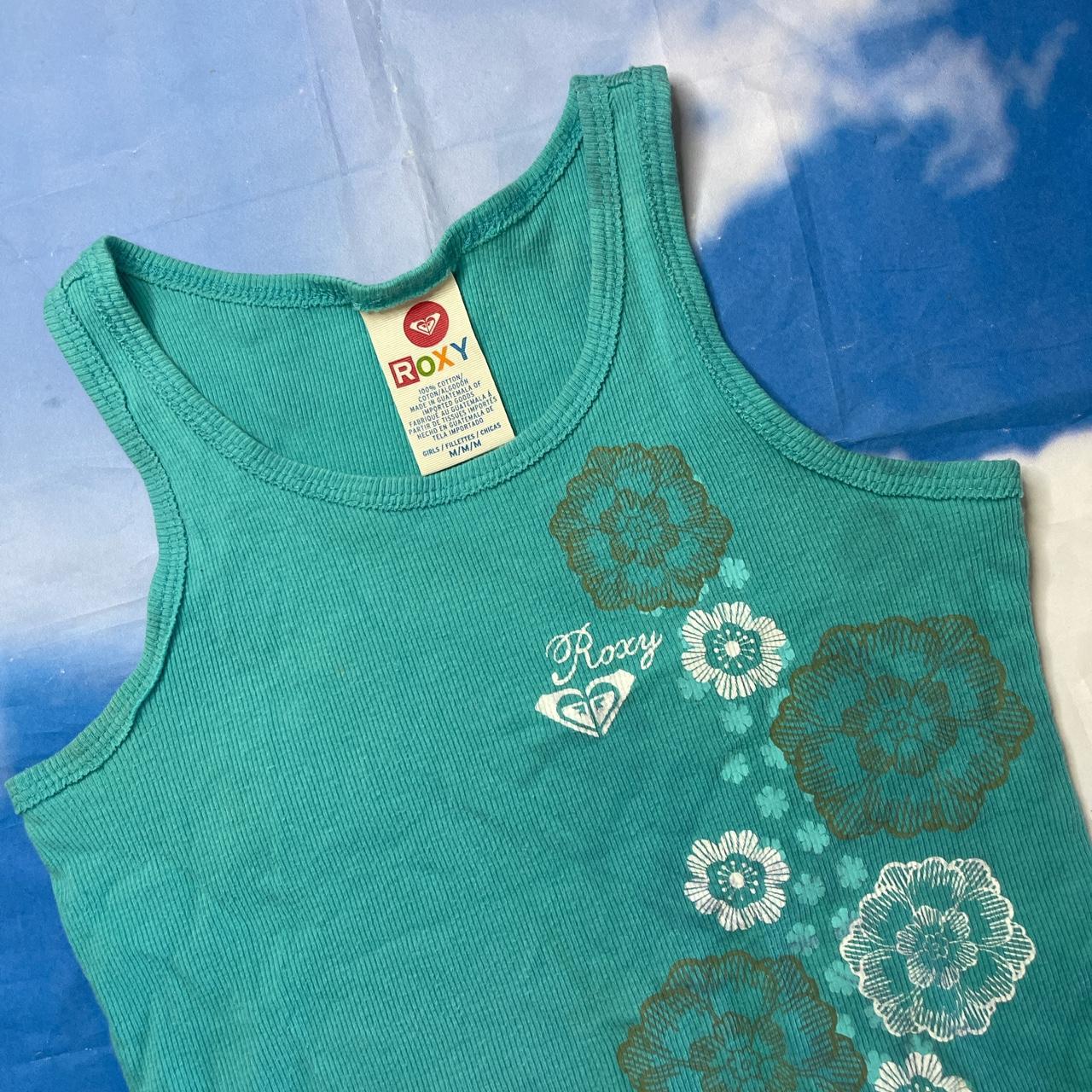 Y2k Roxy tank !! Perfect condition 🫶 #y2k... | Depop