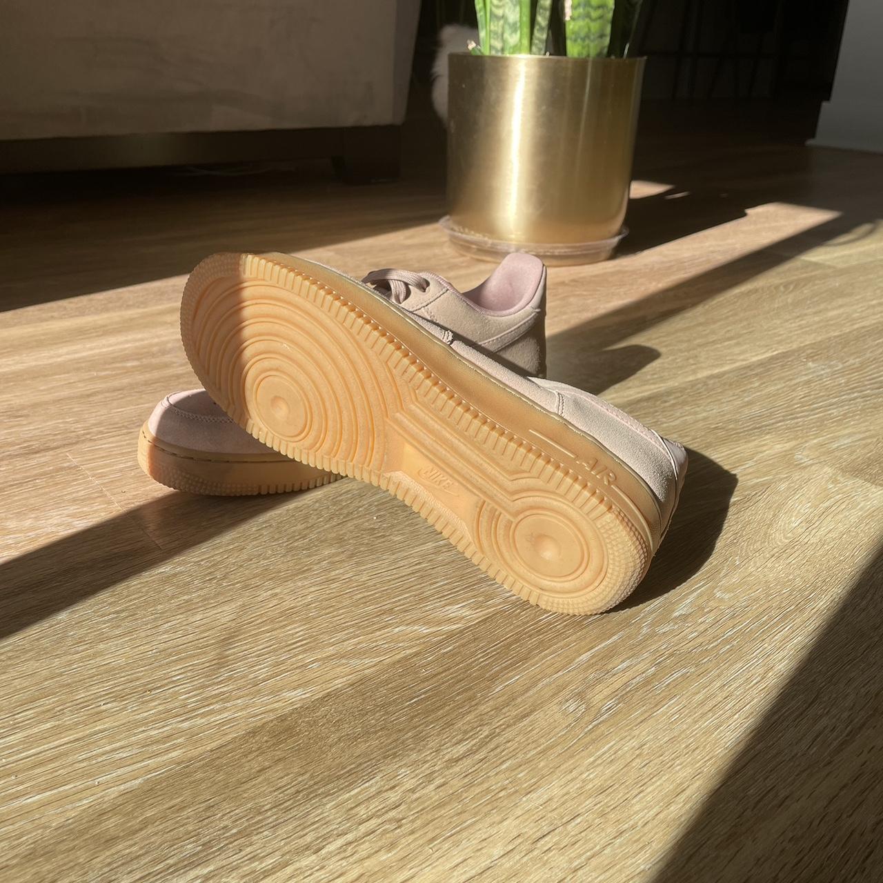 Men’s Pink Suede Nike AF1s size 9.5 Barely worn - Depop