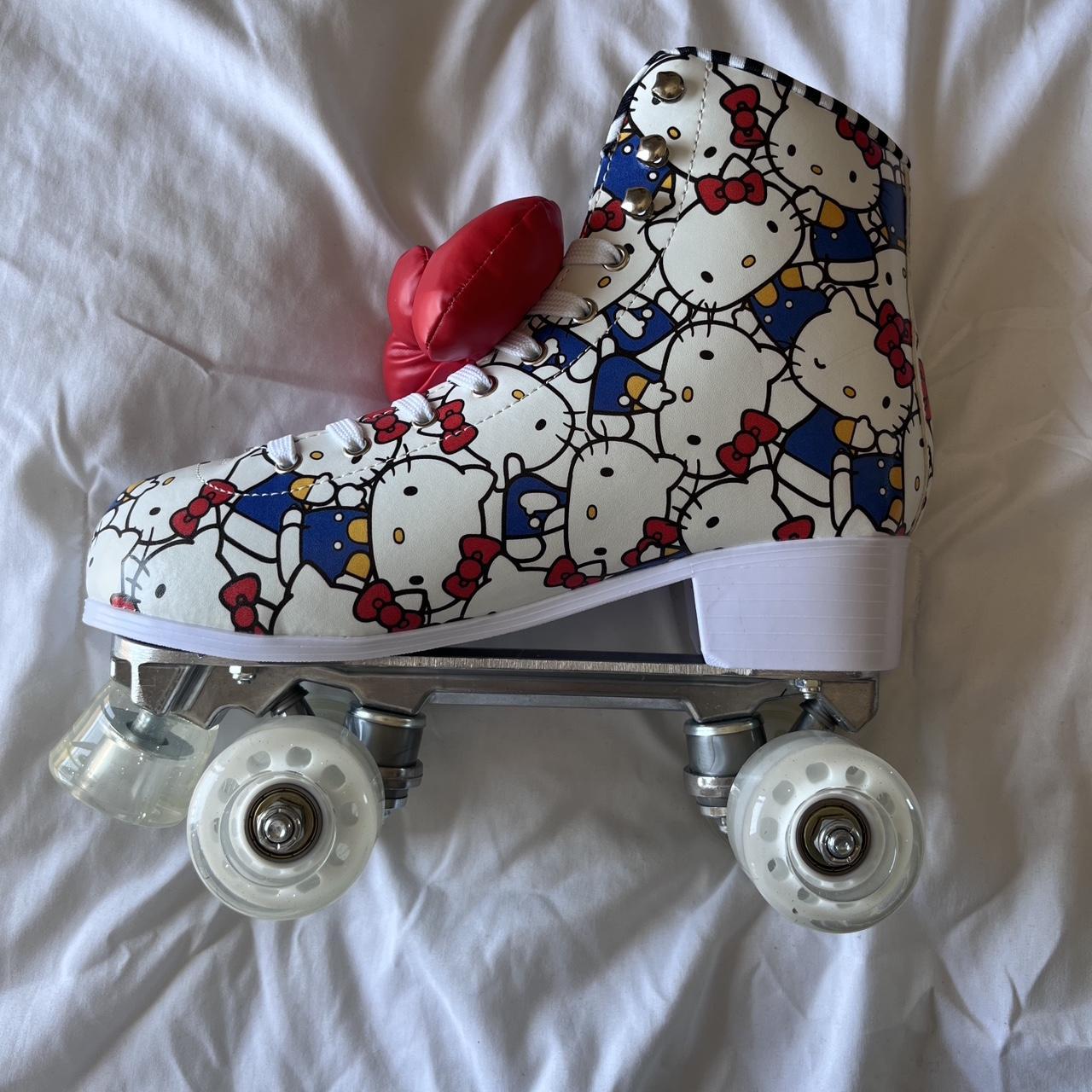 Dolls kill x Hello Kitty Roller Skates 🛼 size... - Depop