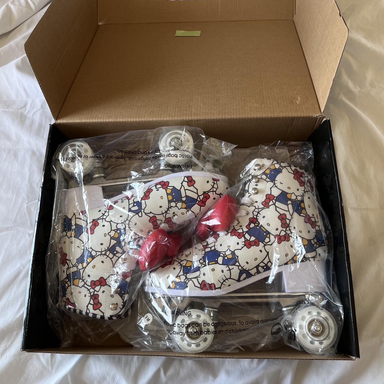 Dolls kill x Hello Kitty Roller Skates 🛼 size... - Depop