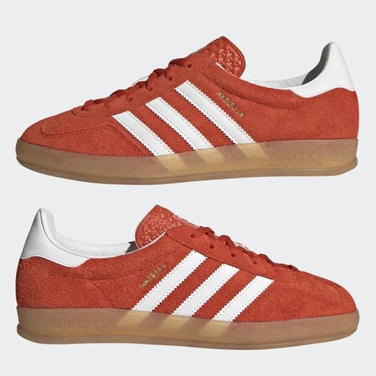 Adidas Gazelle Indoors Blood Orange - Size 10 Brand... - Depop