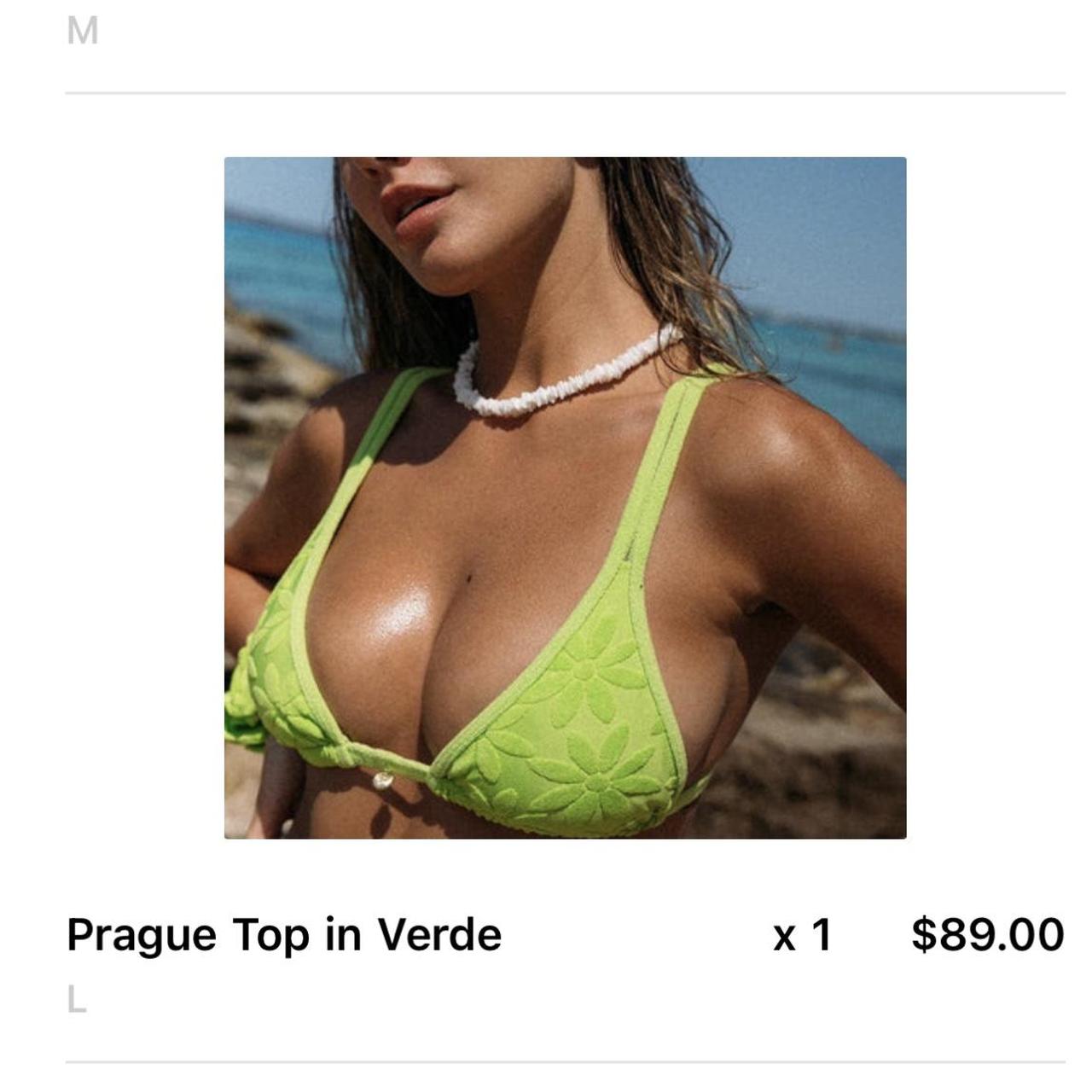 Bydee bikini top Worn once in the photos! Sizing... - Depop