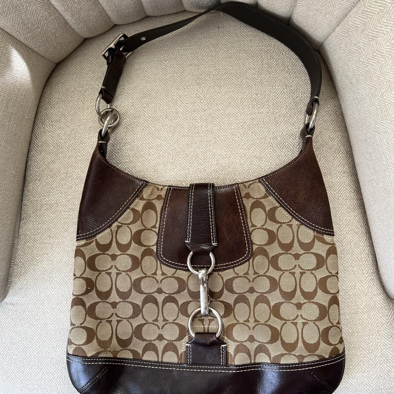 Vintage Coach Bag • classic coach monogram •... - Depop